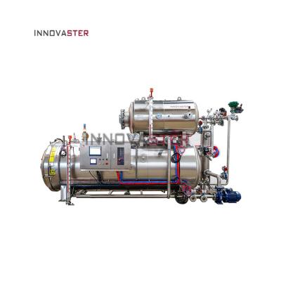 China High Pressure Double Layer Water Sterilization Pot For Canning Pouch Packaging System for sale