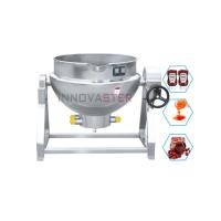 China 304 Stainless Steel Gas Cooking Mixer Jacketed Kettle 200L Food Processing Equipment for sale