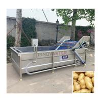China Commercial Vegetable Washing Machine 512 KG Capacity Automatic Fruit Cleaning Equipment for sale