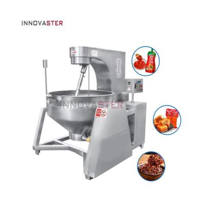 China Customized Capacity Fruit Jam Cooking Equipment with Jacket Kettle and Agitator Mixer for sale