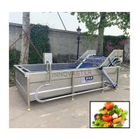 China Commercial Bubble Vegetable Washing Machine 1500L/H with Advanced Bubble Generation Technology for sale