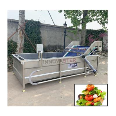 China Commercial Bubble Vegetable Washing Machine 1500L/H with Advanced Bubble Generation Technology for sale