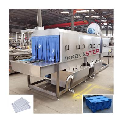 China SUS304 Stainless Steel Automatic Industrial Tunnel Box Crate Basket Washing Machine 1200mm for sale