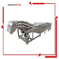China Industrial Potato Cleaning Machine 304 Stainless Steel Fruit Vegetable Washer 2mm Thick for sale