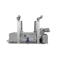 China 6000x1400x2400mm Industrial Washing Tunnel for Fruit Vegetable Cleaning Beverage Processing for sale