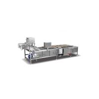 China SUS 304 Industrial Single Tank Vegetable Fruit Washing Machine 2mm Thickness Bubble Tumbling for sale