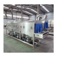 China 18kW SUS304 Stainless Steel Pallet Washer for Plastic Pallet Cleaning 1200x1200mm for sale