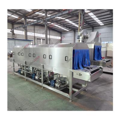 China 18kW SUS304 Stainless Steel Pallet Washer for Plastic Pallet Cleaning 1200x1200mm for sale