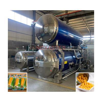 China 1100x1200x1500mm Stainless Steel Rice Retort Sterilizer 121°C for Food Processing for sale