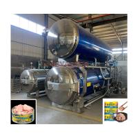 China Food Grade 3P Autoclave Retort 121°C Water Spray Sterilization for PET Bottle Juice for sale