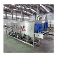 China Industrial Tunnel Crate Washer Rotary Turnover Basket Type 2000mm Washing Machine for sale