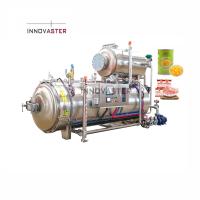 China Full Automatic Water Immersion Retort Sterilizer 1200mm 3.78 CBM for Vegetables Mushroom Substrate for sale