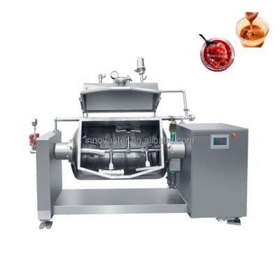 China 615kg Horizontal Vacuum Tilting Cooking Mixer 300L-600L for Dairy Berry Syrup for sale