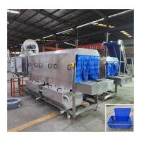 China SUS304 Stainless Steel Rotary Spray Basket Washing Machine 1200mm for Pallet Cleaning System for sale