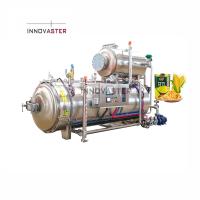 China CE Certified Double Door Autoclave Sterilizer 121°C Stainless Steel Pet Food Retort for sale
