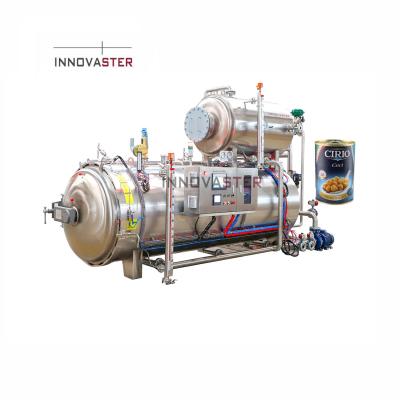 China 304 Stainless Steel Double Doors Vacuum Mushroom Bag Sterilizer Autoclave Retort 1000mm Dia for sale
