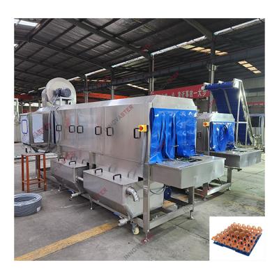 China SUS304 Stainless Steel Automatic Plastic Crates Washing Machine for Customized Cleaning for sale