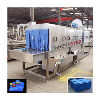 China 6000x2800x2200mm Stainless Steel Tray Washer for Pallet Washing Efficiency in Commercial Use for sale