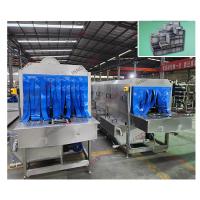 China SUS304 Stainless Steel Pallet Washing Machine 1200x800mm Automatic Box Washer for sale
