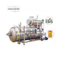 China Vertical Autoclave Steam Sterilizer 2100kg Food Sterilization Mushroom Retort Machine for sale