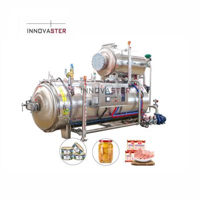 China Full Automatic Water Immersion Retort Sterilizer 1200mm 0.35MPa for Canned Seafood for sale
