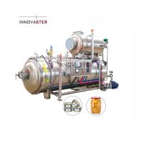 China Full Automatic Water Immersion Food Retort Sterilizer 1200mm Diameter 3.78 CBM for sale