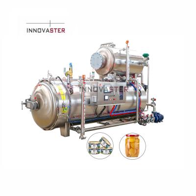 China Full Automatic Water Immersion Food Retort Sterilizer 1200mm Diameter 3.78 CBM for sale