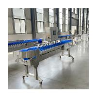 China 6000x1250x1750mm Seafood Oyster Fish Weight Grader Sorter 120-160pcs/min 1g Accuracy for sale