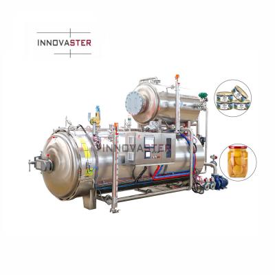 China Full Automatic Water Immersion Food Retort Sterilizer 1200mm Diameter 0.35 MPA for sale