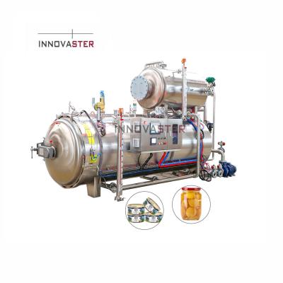China Full Automatic Water Immersion Food Retort Sterilizer 1200mm Diameter 0.35 MPA for Pouched Foods for sale