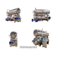 China Vertical Rotary Retort Autoclave for Small Glass Bottles Food Sausage Pouch Processing 121°C for sale