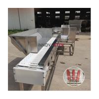 China 304 Stainless Steel Automatic Beef Kebab Skewer Machine 2400-7200pcs/h 1kW for sale
