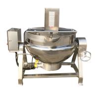 China Stainless Steel 304 Electric Heating Jacketed Kettle 100L to 600L for Red Bean Paste Caramel Sauce for sale