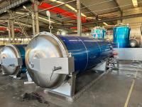China Boiler Auxiliary Steam Horizontal Water Spray Retort Machine 1100x1200x1500mm 121°C for sale