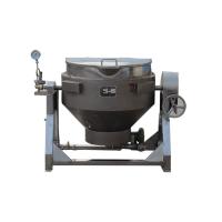 China Industrial Gas Cooking Kettle 300L Stainless Steel 304 Jacketed Kettle with Agitator for sale