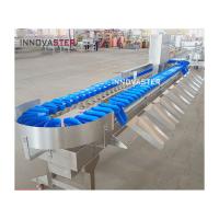 China 6000x1250x1750mm Seafood Shrimp Chicken Feet Weight Grading Machine 1g Accuracy for sale