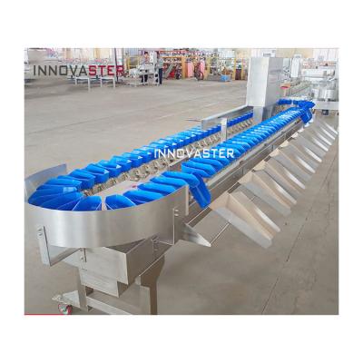China Automatic Fruit Vegetable Chicken Feet Weight Sorting Grading Machine 120-160pcs/min 1g Accuracy for sale