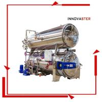 China Full Automatic Food Retort Sterilizer Machine 1100x1200x1500mm Water Immersion 0.35MPa for sale