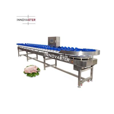 China Stainless Steel Automatic Weight Sorting Machine 50-5000g 120-160pcs/min for Food for sale