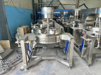 China 615KG Stainless Steel Steam Tilting Planetary Stirring Jacketed Kettle 200-1000L for sale