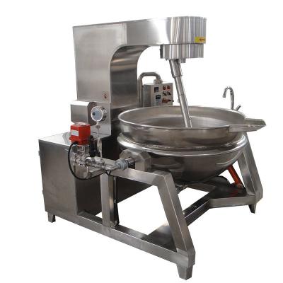 China Industrial Automatic Tilting Steam Planetary Jacket Kettle 304 Stainless Steel 200L-1000L for sale