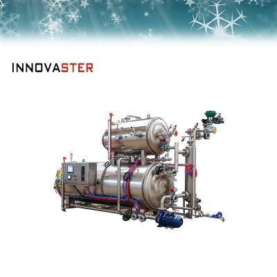 China 304 Stainless Steel Tuna Fish Retort Machine 1200mm 0.35MPa Sterilization Equipment for sale