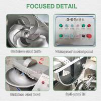 China SUS304 Stainless Steel Bowl Cutter Chopper 20L 5kw for Meat Vegetable Sausage Stuffing for sale