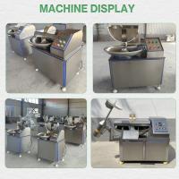 China SUS304 Stainless Steel Bowl Cutter Chopper 20L 5kw for Meat Vegetable Sausage Stuffing for sale