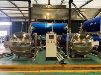 China Water Medium Caned Food Sterilization with Automatic Batch Retort Machine/ Retorts for sale