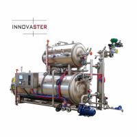 China Industrial Water Spray Retort Sterilizer Machine 1200mm Diameter 0.35MPa for Canned Food Pouches for sale