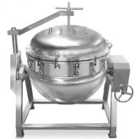 China 304 Stainless Steel Jacketed Kettle 200-1000L Electric Steam Oil Heating Vertical Tilting for sale