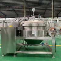 China 304 Stainless Steel Jacketed Kettle 200-1000L Electric Steam Oil Heating Vertical Tilting for sale