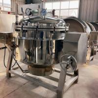 China 304 Stainless Steel Jacketed Kettle 200-1000L Electric Steam Oil Heating Vertical Tilting for sale