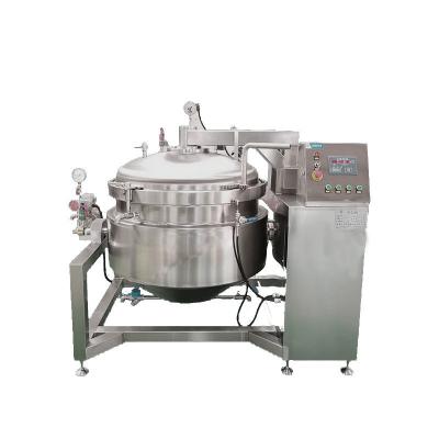 China 615kg Industrial High Pressure Cooker Pot Jacketed Kettle 304 Stainless Steel 220V 440V for sale